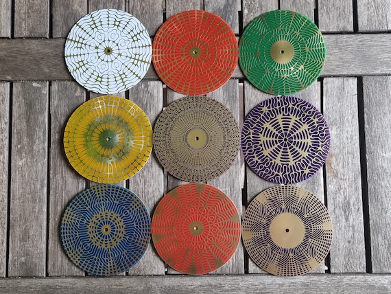 Pack of 9 Cymatic Discs Sacred Frequencies Solfeggio 2 - Etsy UK