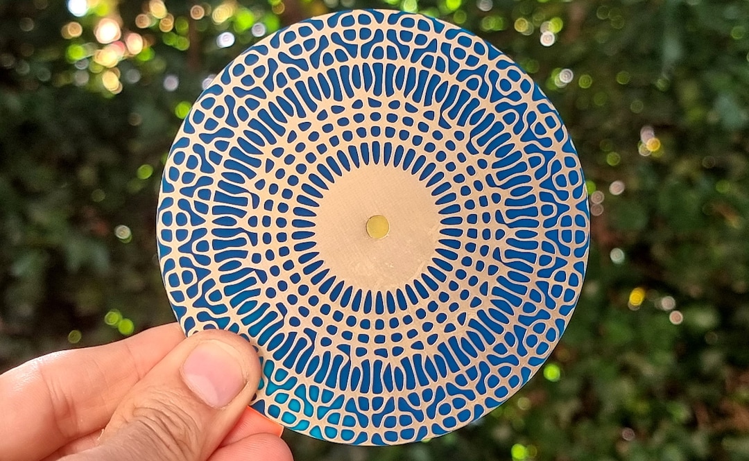 Cymatic Disc 432 Hz - A Third Eye Chakra - Cymatic Range 432 Hz - Etsy