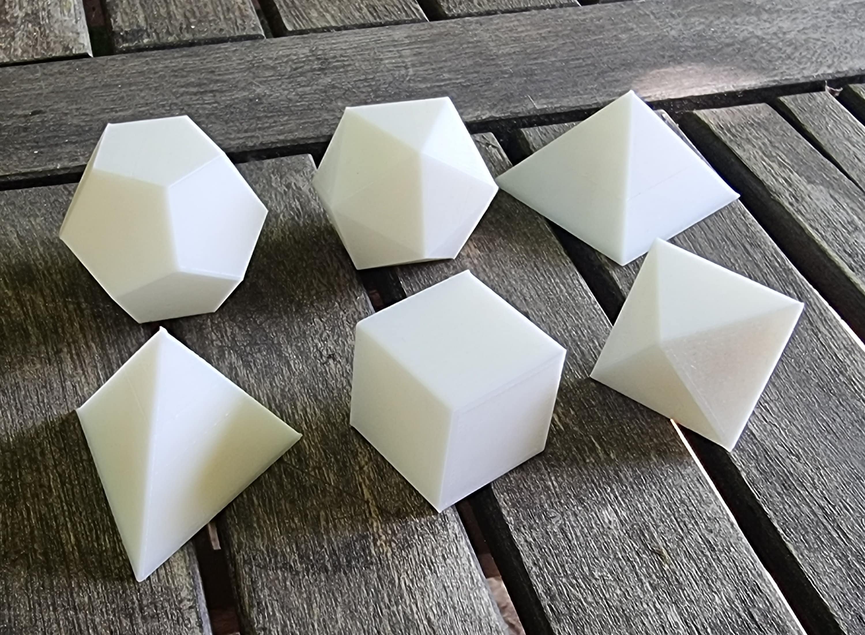 5 Platonic Solids 4 Cm Pyramid of Giza Square Base Golden - Etsy UK