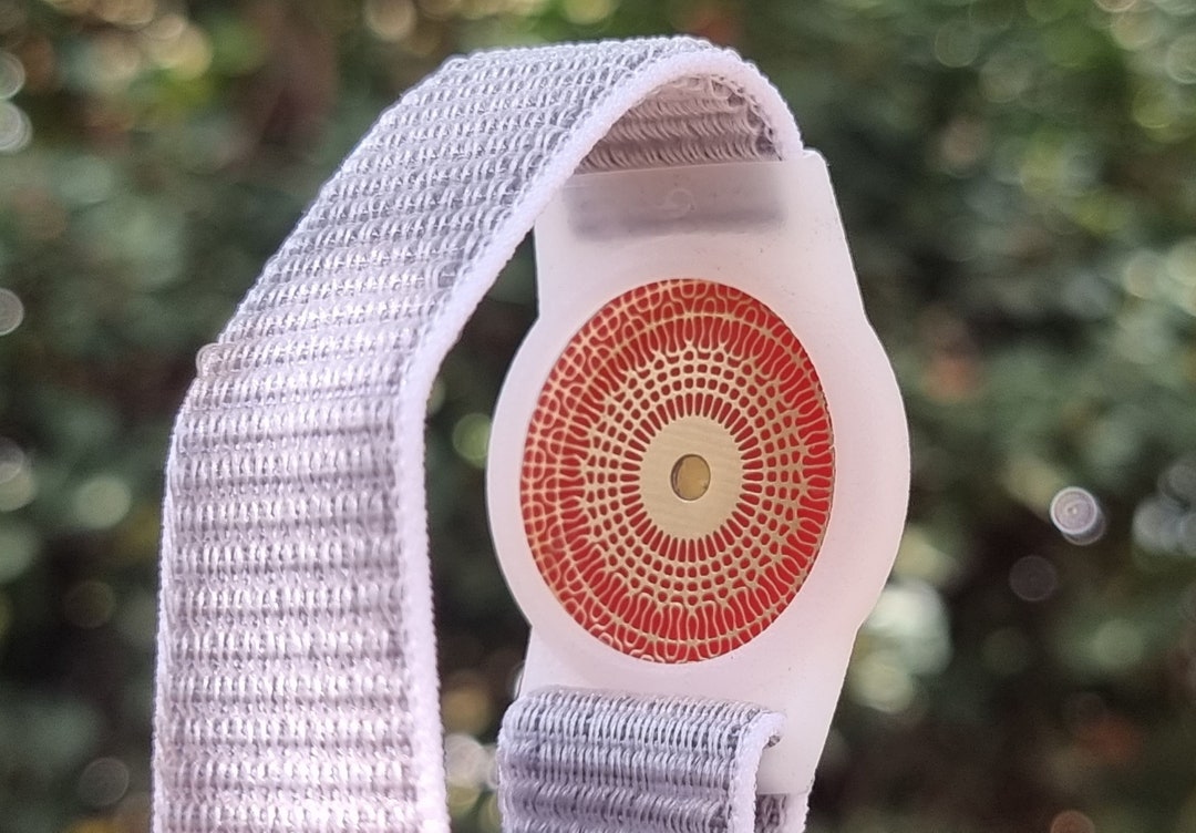 Cymatic 432 Hz, 888 Hz, or 963 Hz White Bracelet - Gold Copper Beeswax ...