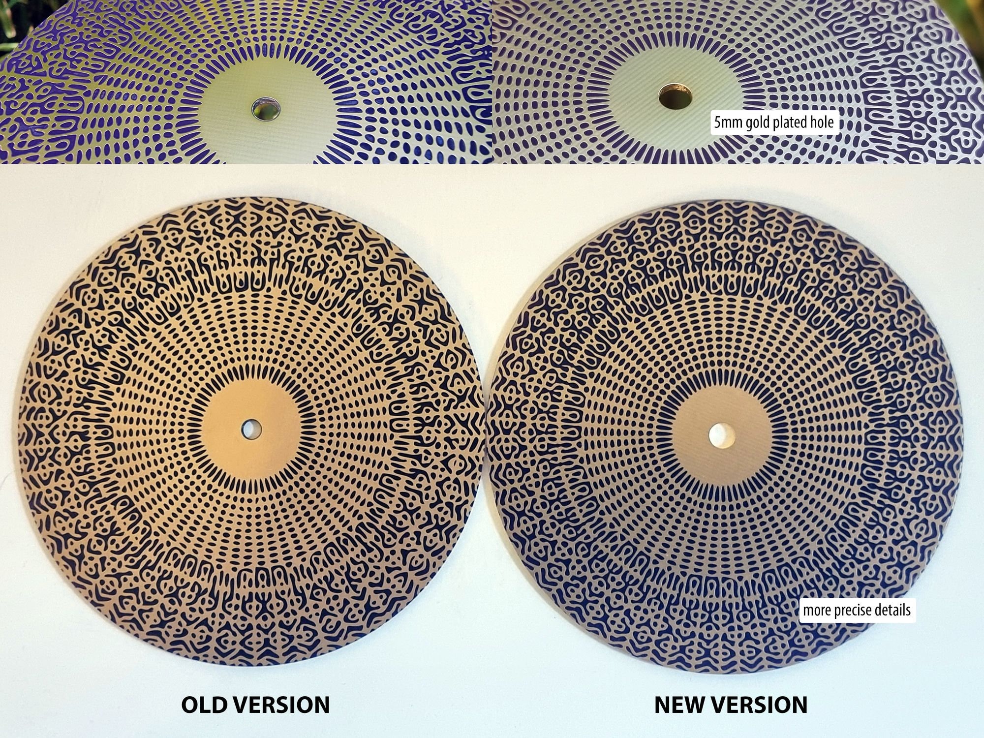 Cymatic Disc 528 Hz New Version 2-sided Om Healing - Etsy UK