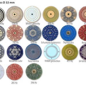 Cymatic Purple Bracelet 432 Hz, 888 Hz, or 963 Hz - Gold Copper Beeswax ...