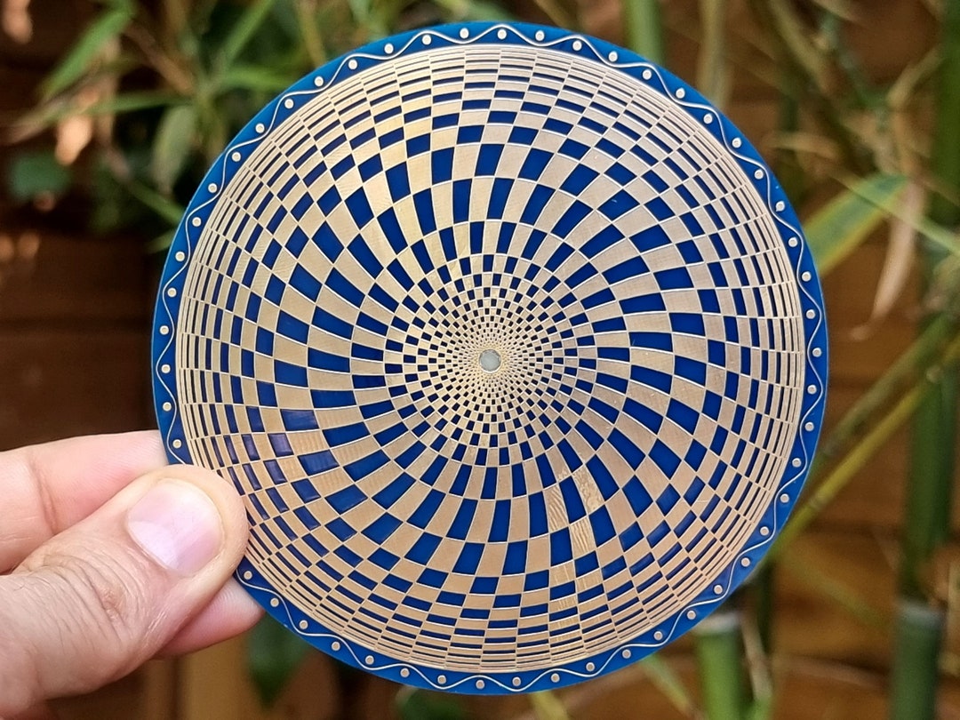 3D 2-sided Vortex Torus Disc, Gold/copper, Beeswax, Tesla Antenna ...