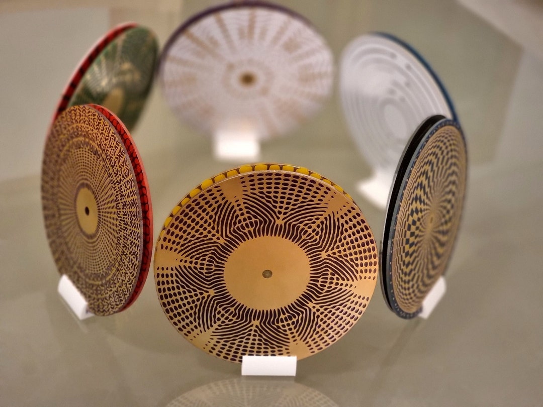 6 X 10cm Scalar Wave Energy Disc Holders - Present, Orient and Mix Your ...