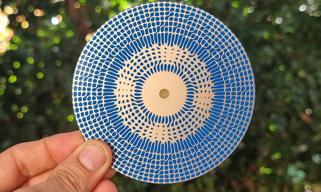 Cymatic Disc 384.8 Hz - G Chakra Throat - Cymatic Range 432 Hz - Etsy