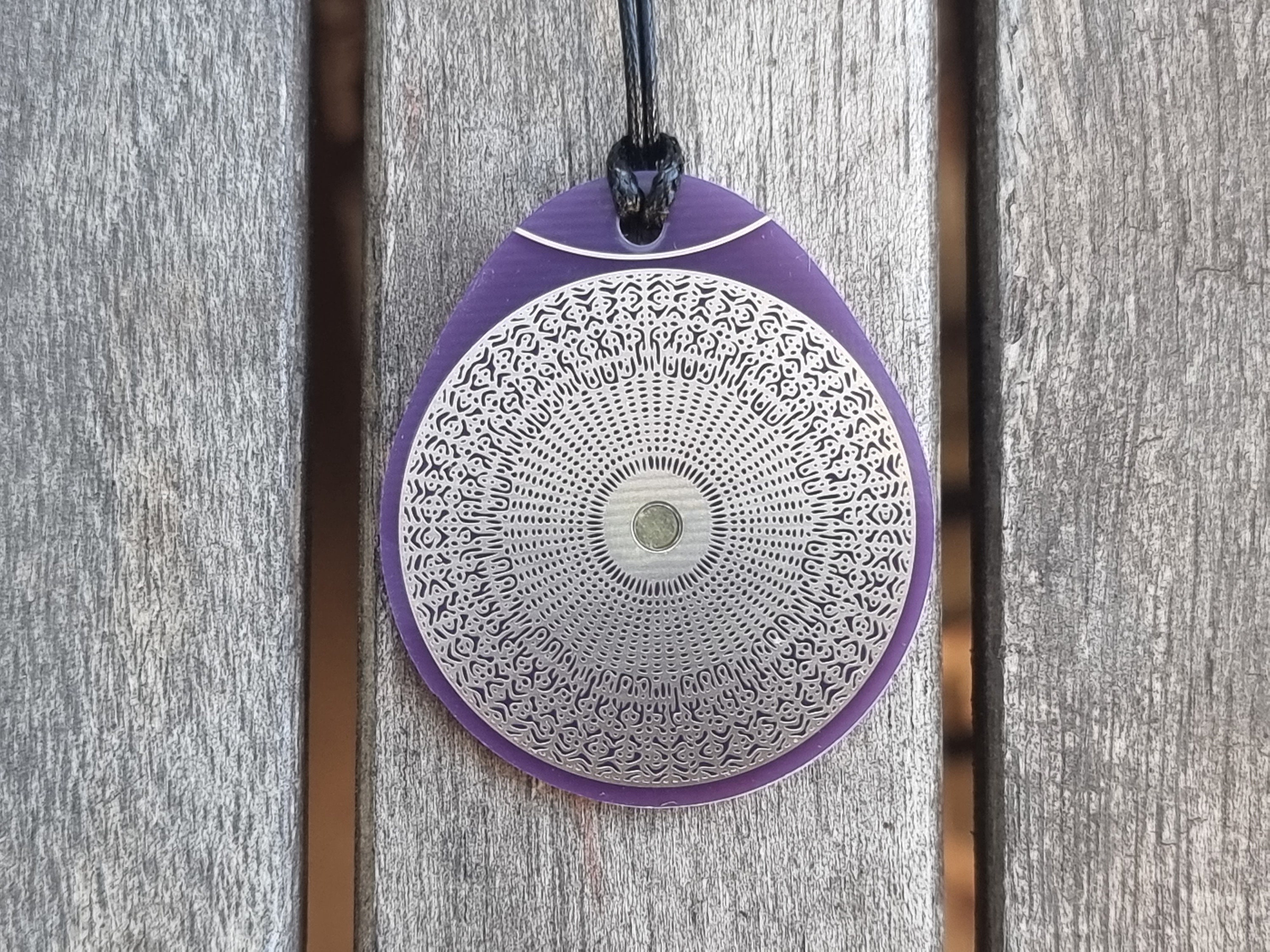 OM Cymatic Pendant 528 Hz Violet Sacred Frequencies Tesla - Etsy Australia