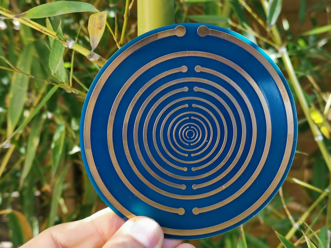 Lakhovsky H9 Disc & Double Spiral, MWO Tesla Antenna, Gold Plated ...