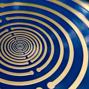 Lakhovsky H9+ Disc / Solar System. Vitality, Gold-plated Scalar Wave ...