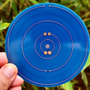 Lakhovsky H9+ Disc / Solar System. Vitality, Gold-plated Scalar Wave ...