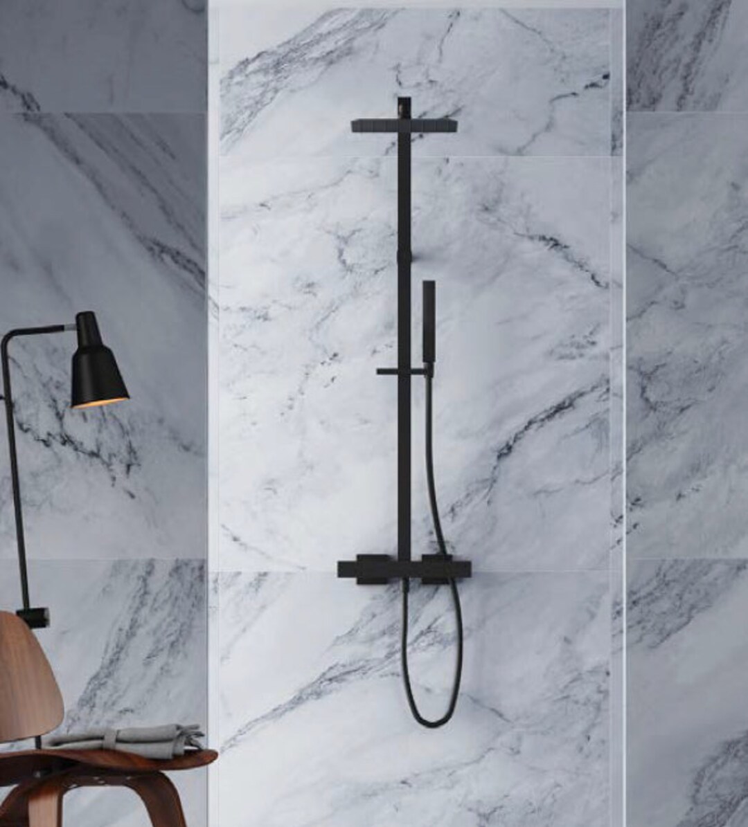 Kala Mixer Shower With Column - Shower Column - Etsy