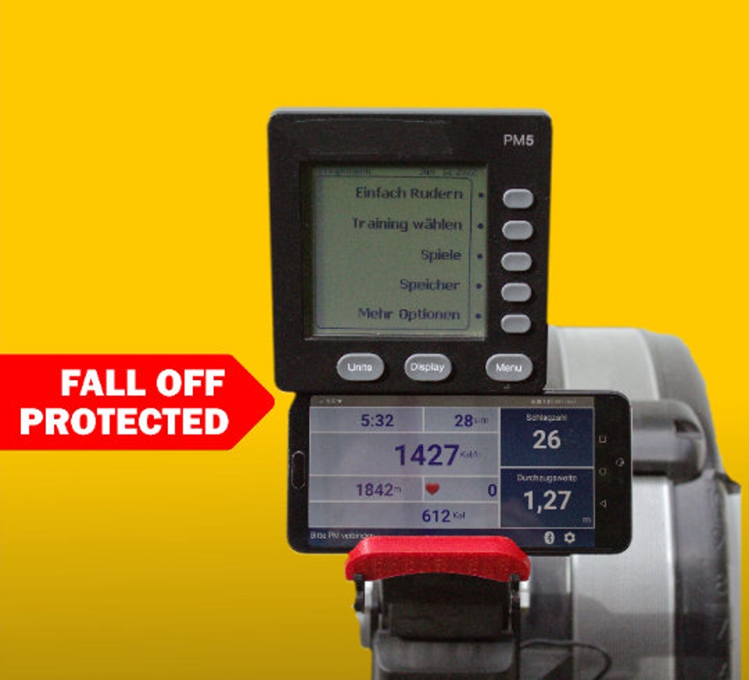 ERGTAB Phone & Tablet Holder for Concept PM5 Rower, Ski, Bike Ergometer ...