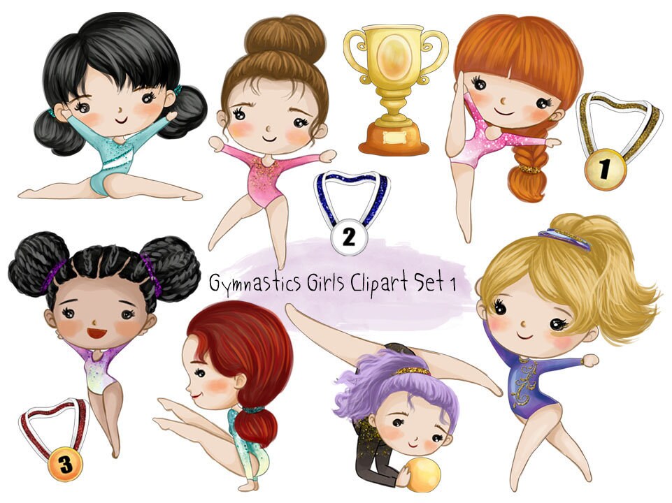 Howzat Gymnastics Clipart