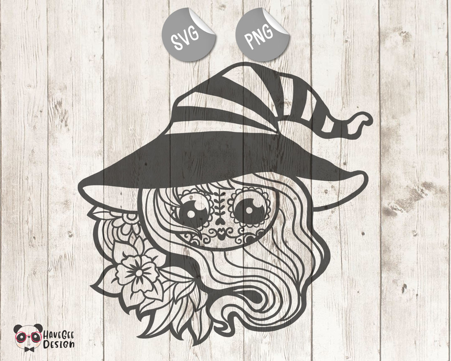 Witch SVG and PNG Files Instant Download PNG File 300 Dpi. - Etsy