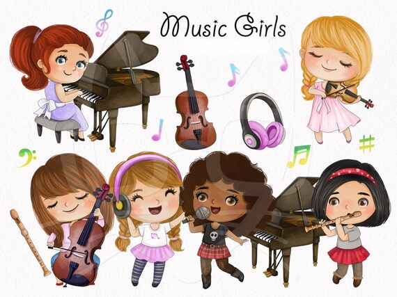 Music Makes Me Happy Clipart