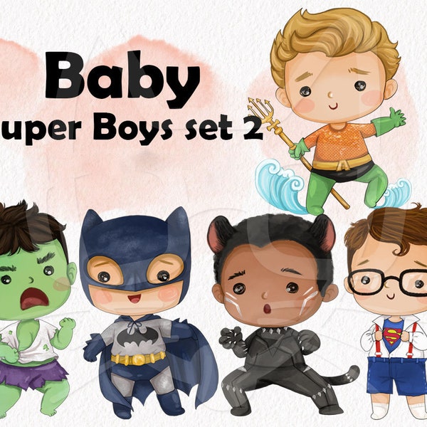 Super Hero Clipart - Etsy