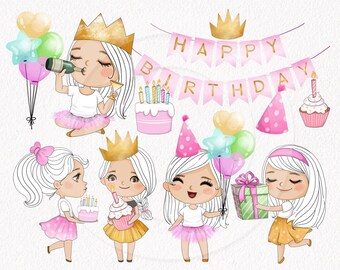 Birthday Clipart - Etsy