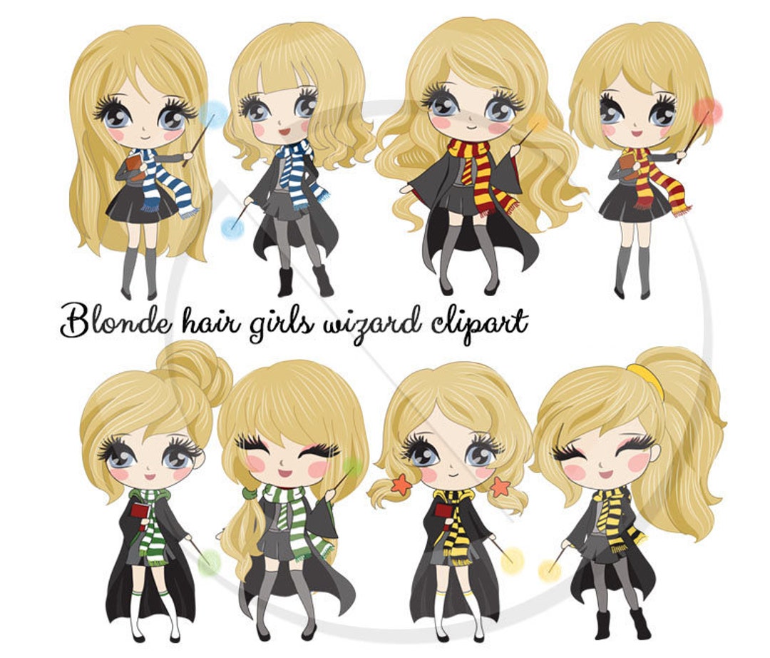 Clipart Blond Hair Girl