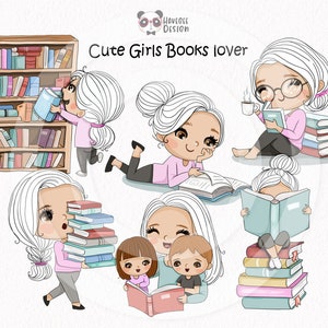 Kawaii School Clipart Set. Cute Digital Clipart Bundle for Personal ...