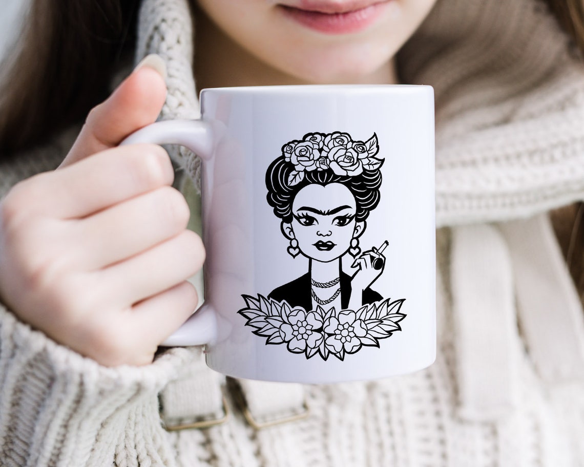 Frida SVG and PNG Files Instant Download PNG File 300 Dpi. - Etsy Canada