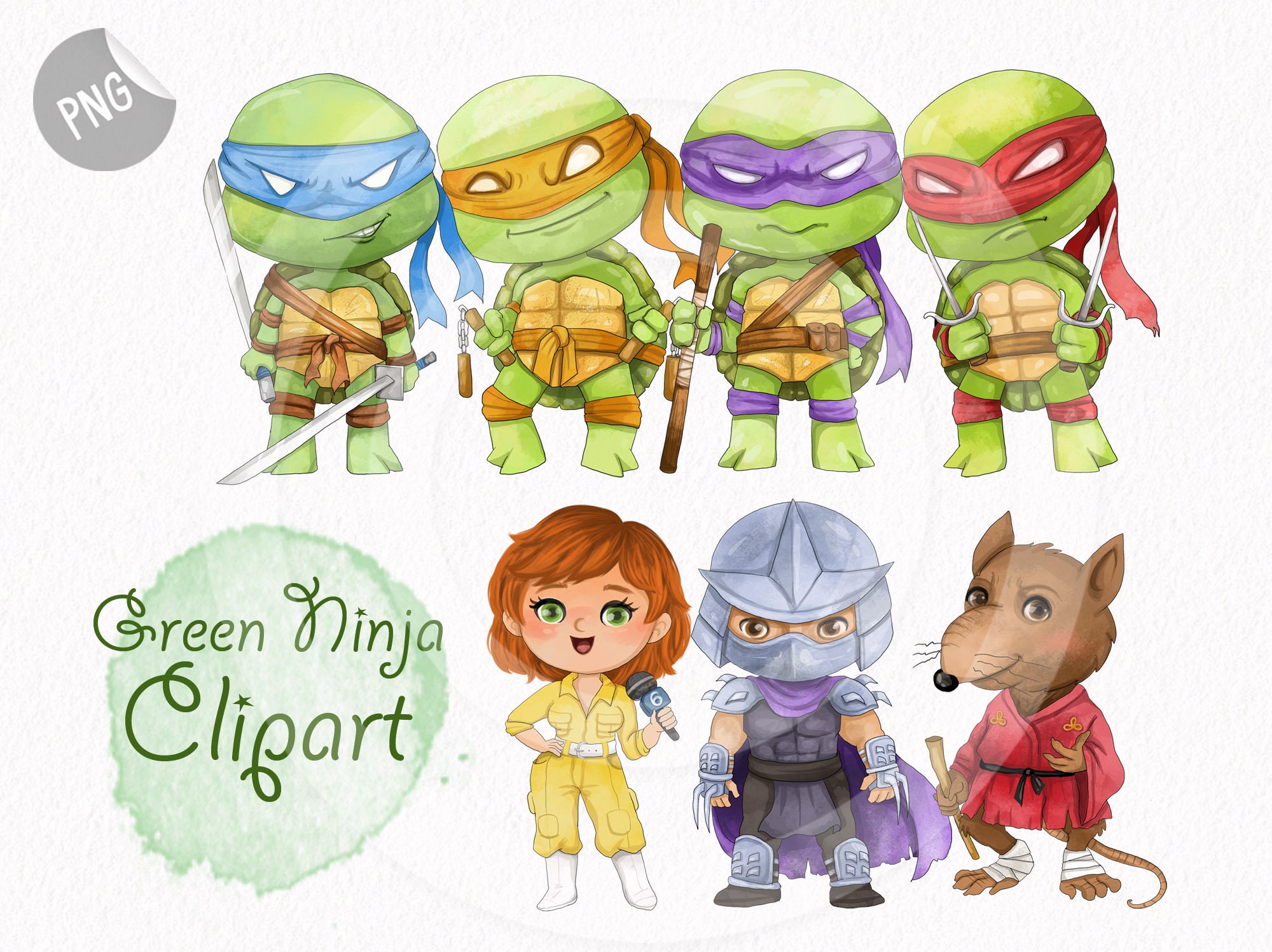 Clipart Teenage Mutant Ninja Turtles