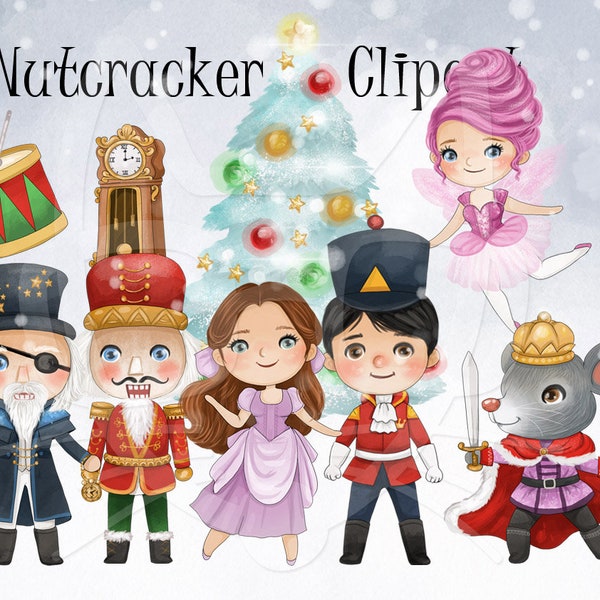 Nutcracker Clipart - Etsy
