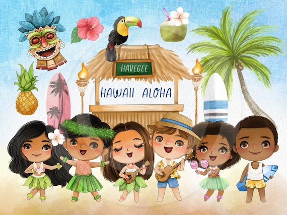 Hawaiian Aloha Clip Art
