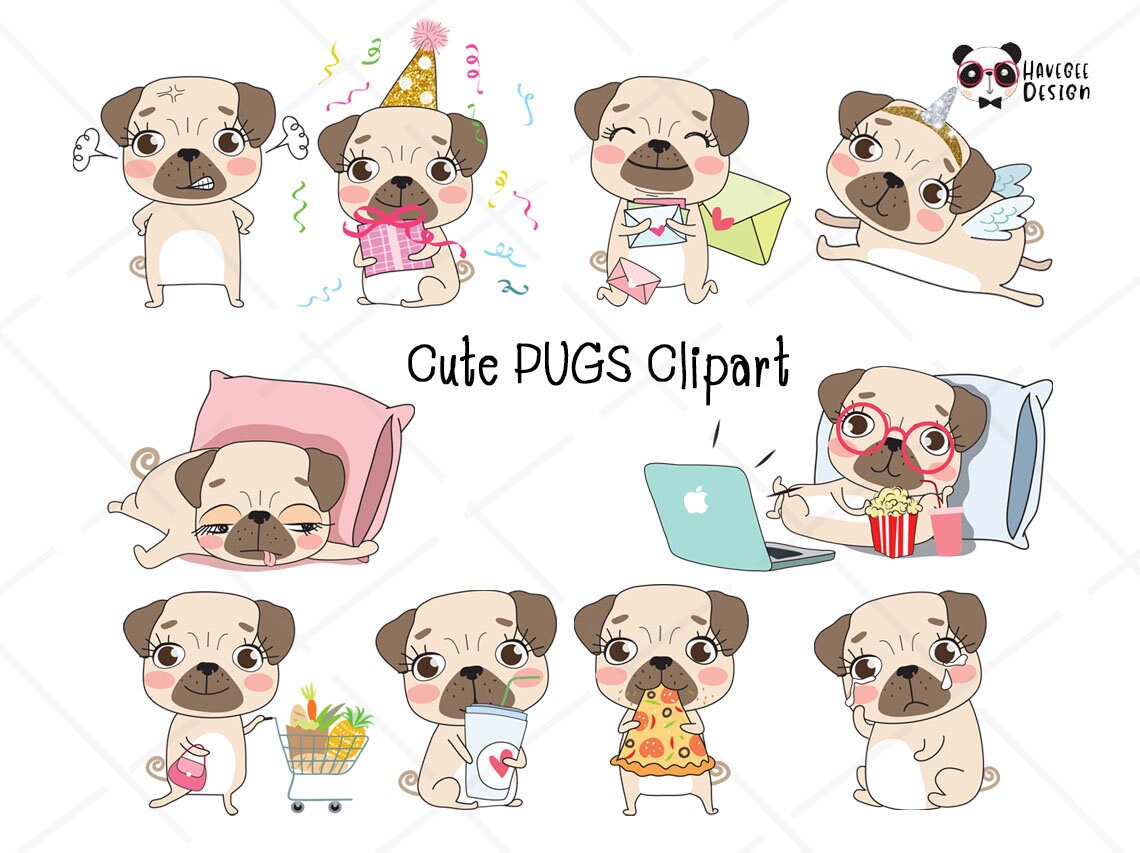 Cute Puggles