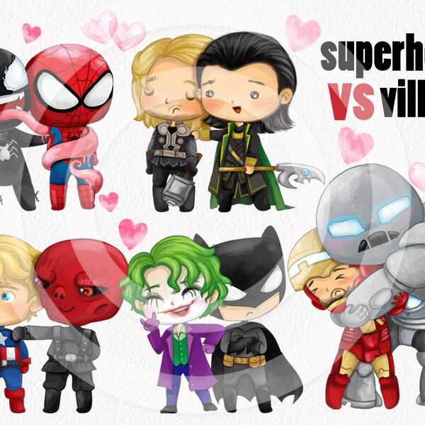Superhero Villains - Etsy