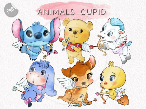 Animal Cupid Clip Art