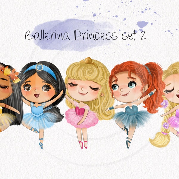 Ballerina Clipart - Etsy