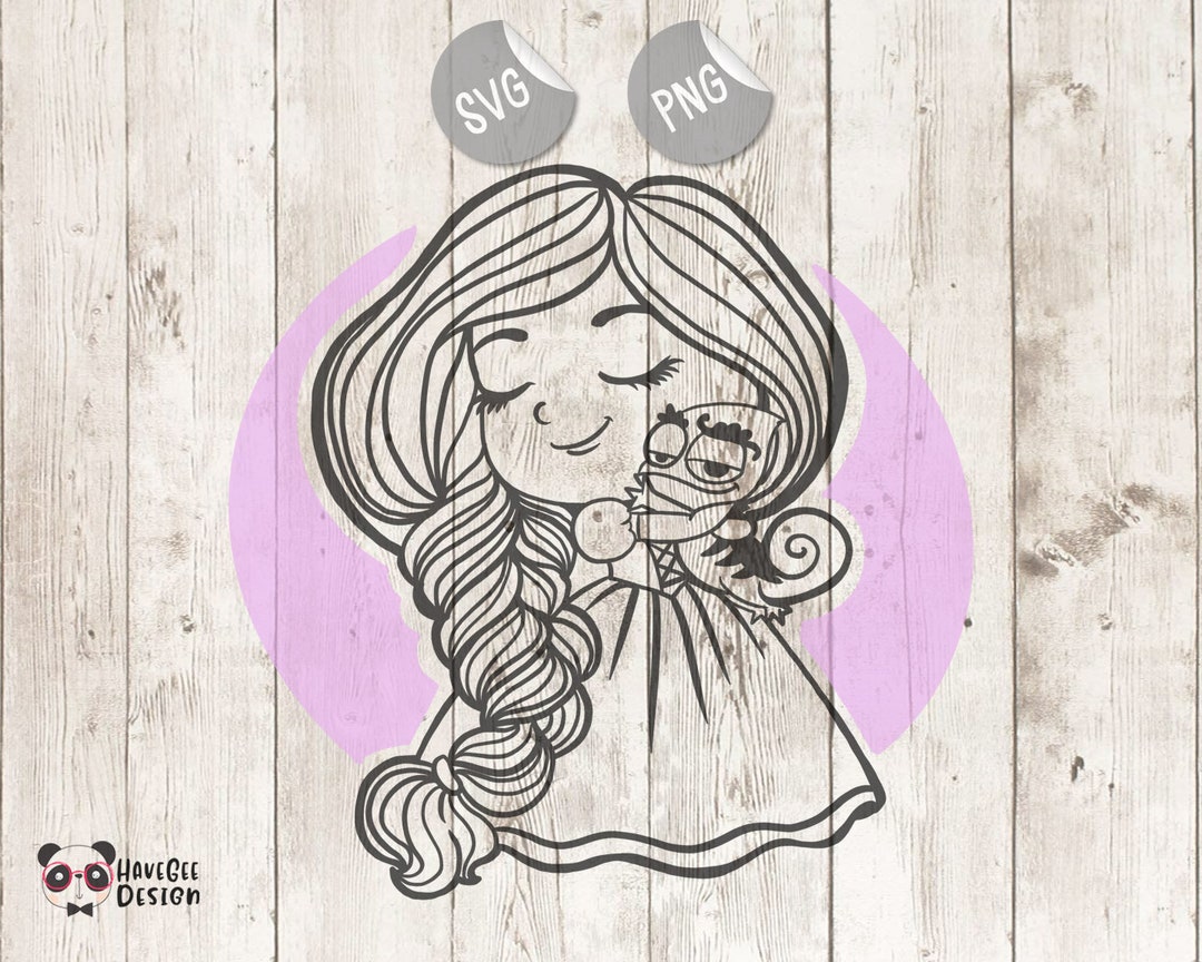 Princesa SVG y archivos PNG descarga instantánea PNG archivo - Etsy México
