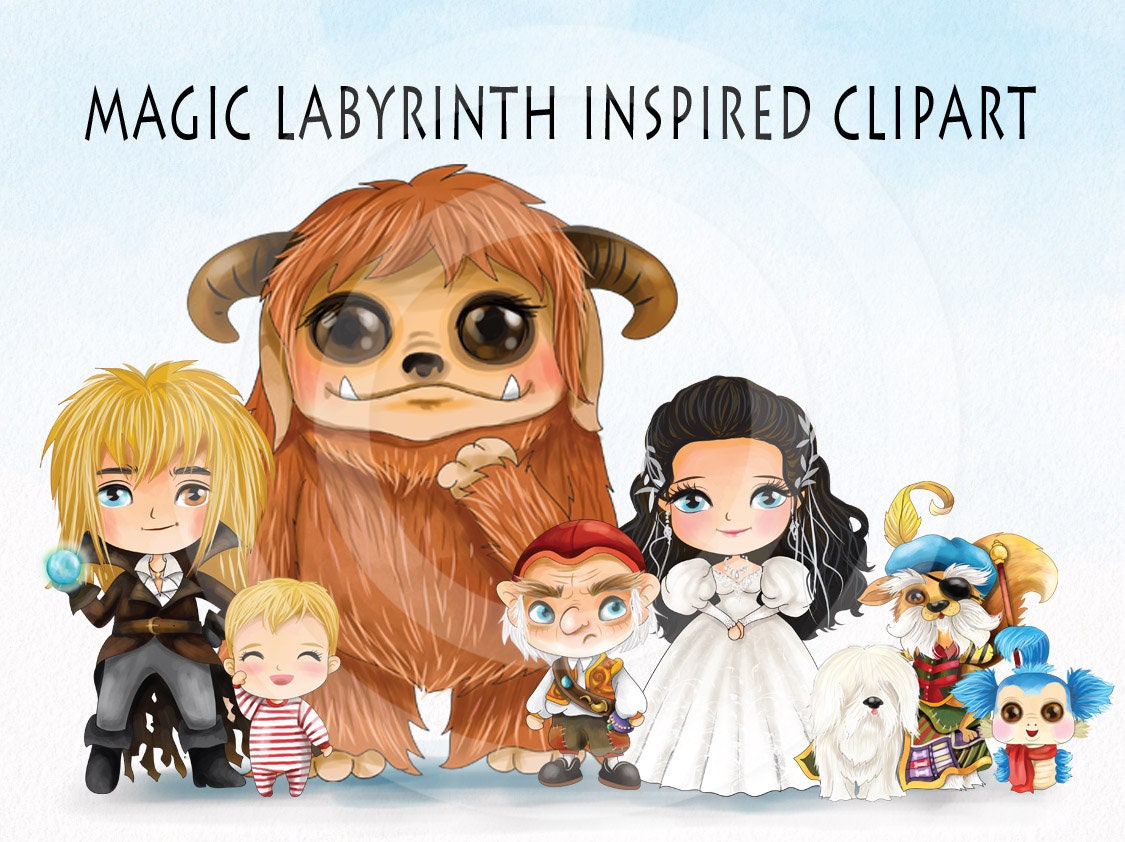 Magic Labyrinth Inspiration Clipart Instant Download PNG File - Etsy UK