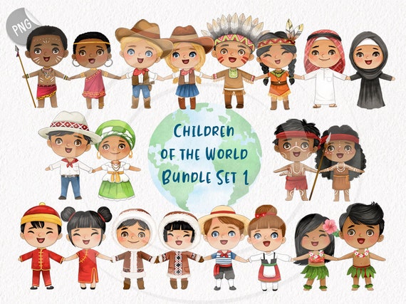Children Of The World Clipart