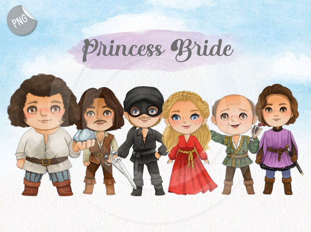 Princess Bride Inspiration Clipart Instand Download PNG File - Etsy