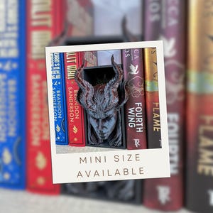Succubus Demon Book Nook | Bookend for Gothic Lover | Booktok | Bookish ...