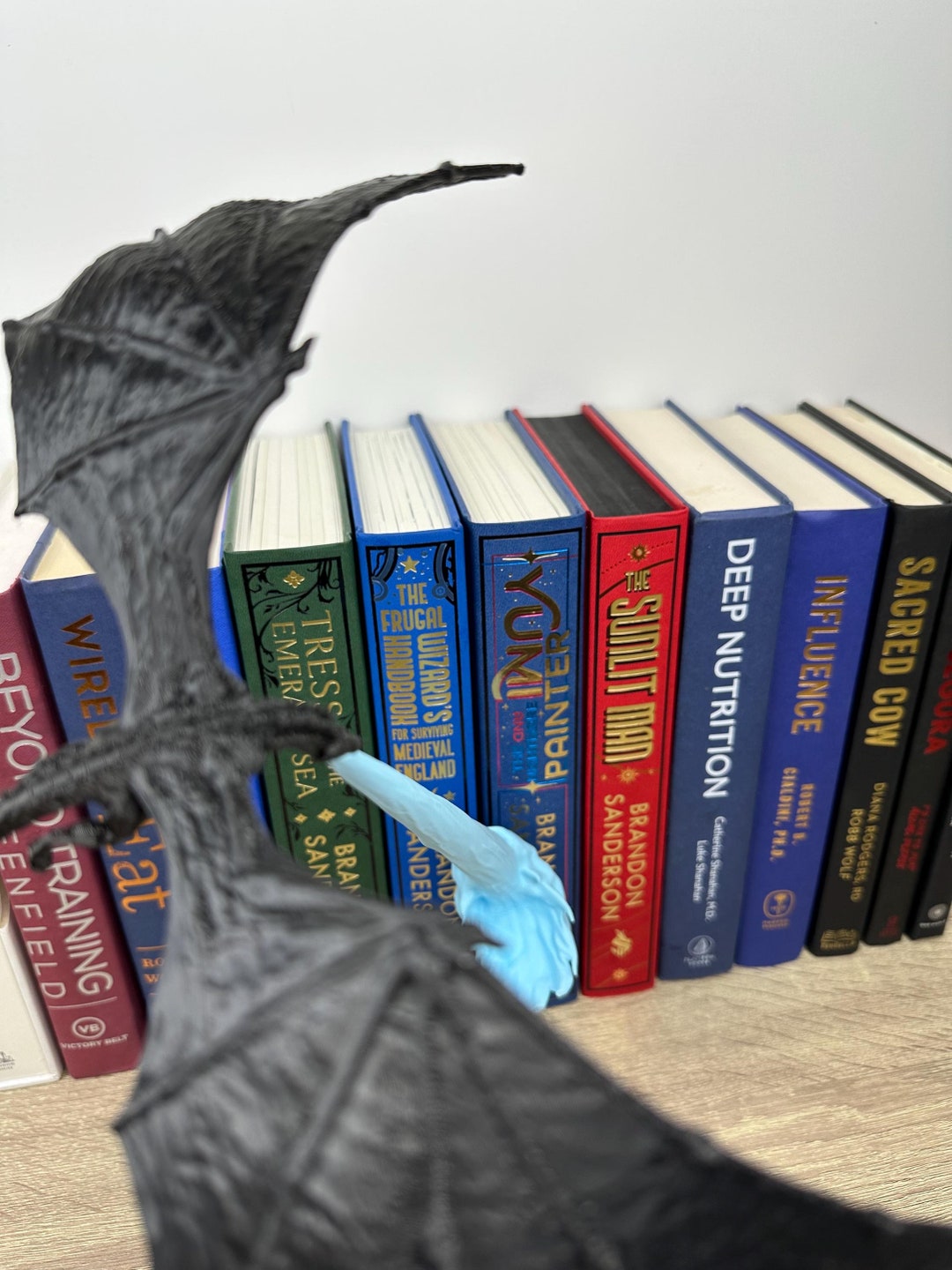 Levitating Dragon Hidden Book Nook Fire Breathing Wyvern Booktok ...