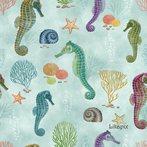 Coral Digital Paper - Etsy