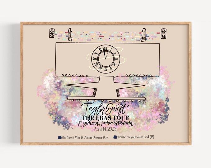 Eras Tour Inspired Stadium Print Eras Tour Print Stage Print the Eras ...