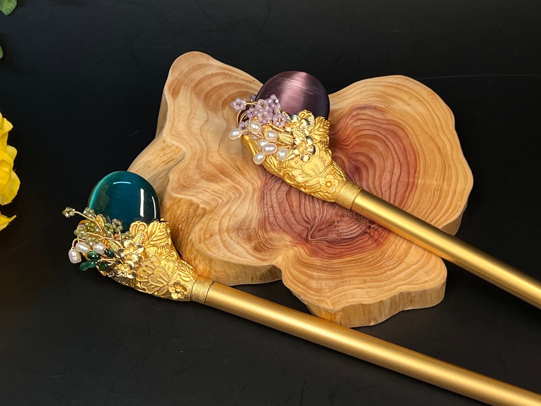 Binyeo(비녀), Korean Traditional Ornamental Hair Stick - Etsy