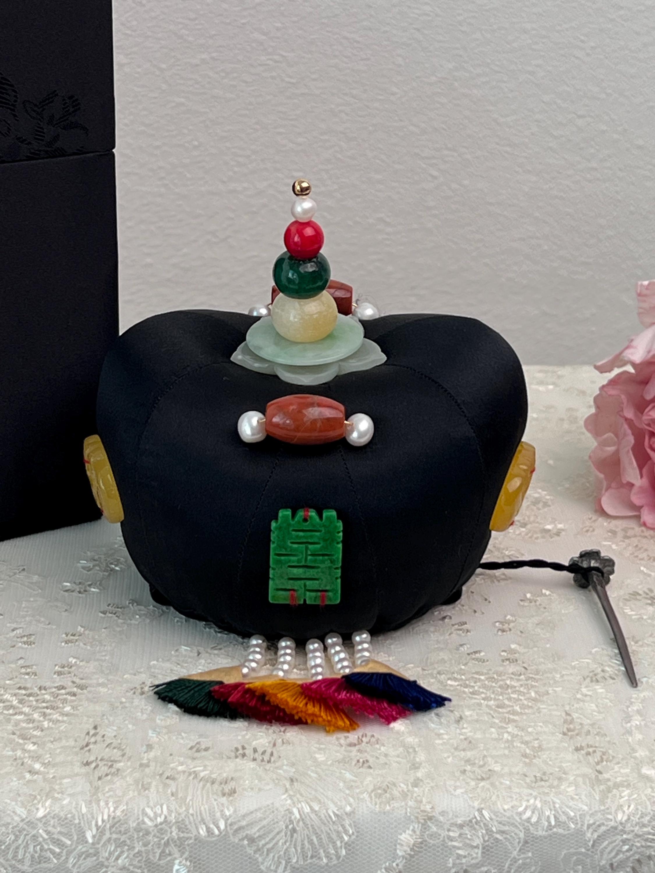 Jokduri,bride's Headpiece (worn at a Korean Traditional Wedding ...