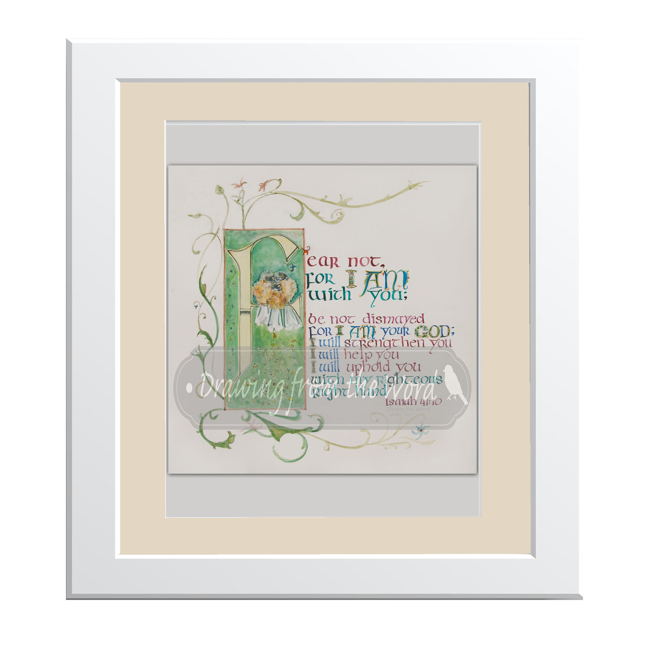 11x14 or 8x10 ART PRINT of Psalm 46 10 With Illuminated - Etsy