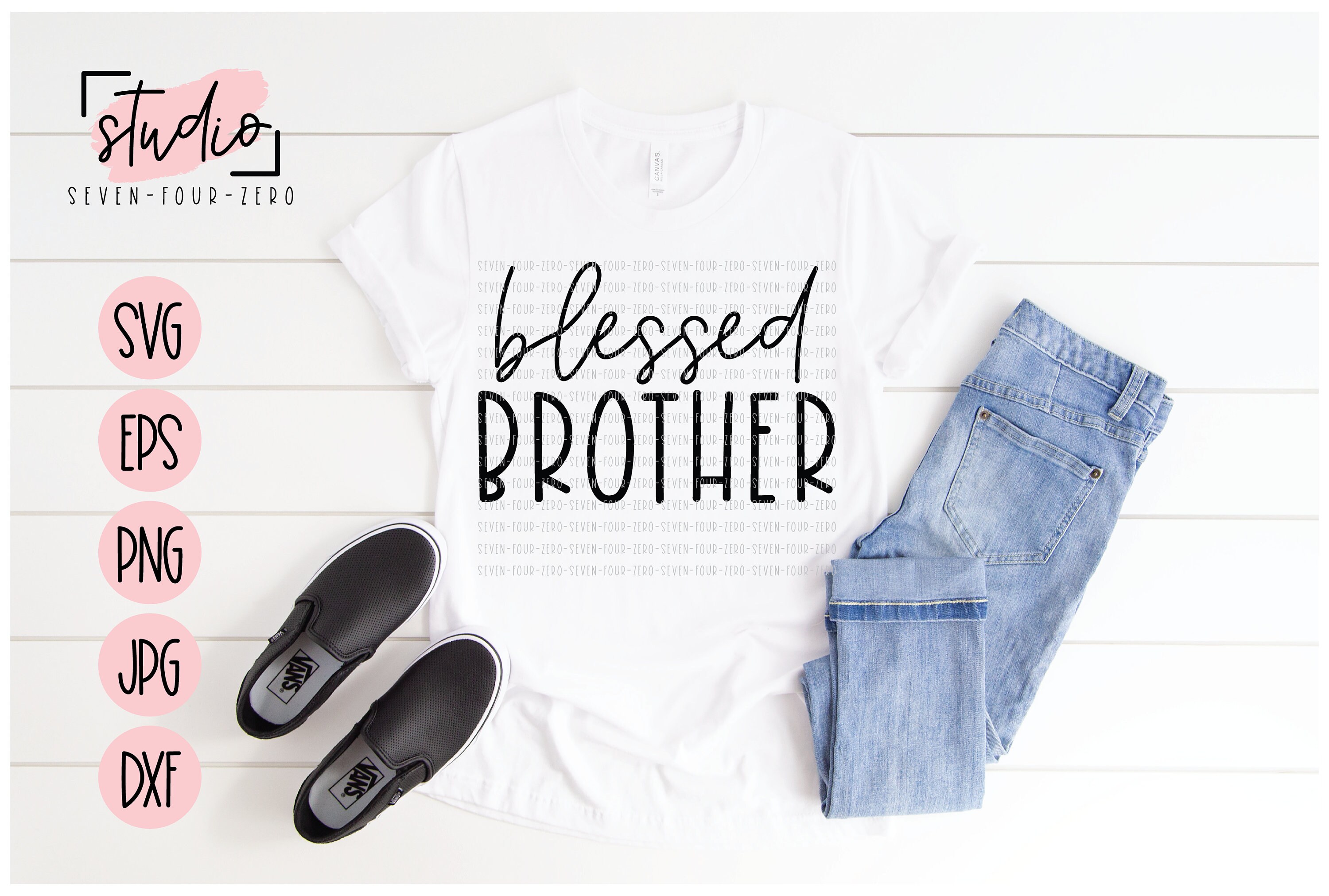 Blessed Brother SVG Cut File Silhouette Cricut | Etsy