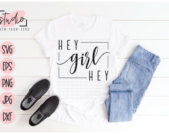 Hey Girl Hey Girl Boss Entrepreneur Girl Tee SVG Dxf Eps - Etsy