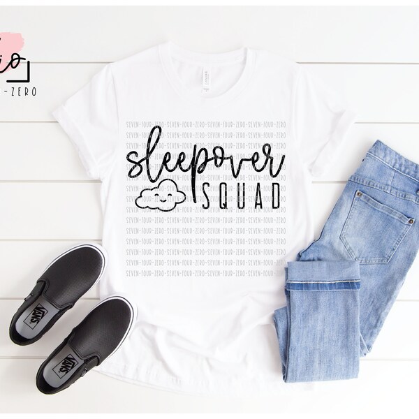 Sleepover Squad Svg - Etsy Canada