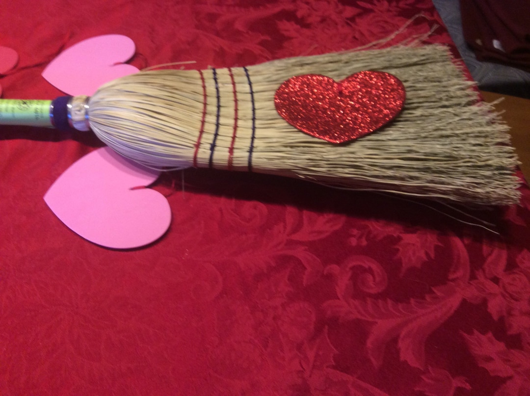 Light Purple Handle Kitchen Broom Handcraft Traditional Shaker - Etsy