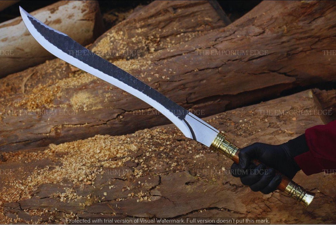 Functional Hand Forged Sword, Scimitar Sword With Leather Sheath, Great ...