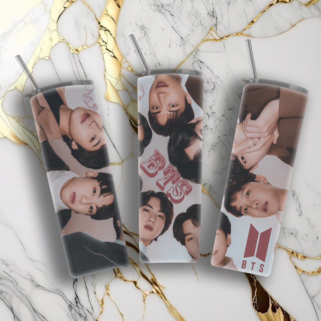 Bts Tumbler, Bts Svg, Bts Gifts, Bts Merch, Tumblers, 20 Oz Flaco, Sublimation Tumbler, Full ...