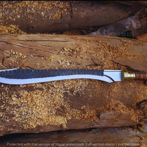 Functional Hand Forged Sword, Scimitar Sword With Leather Sheath, Great ...