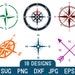 Compass Svg, Compass Rose Svg, Nautical Svg, Compass File, Compas Svg ...
