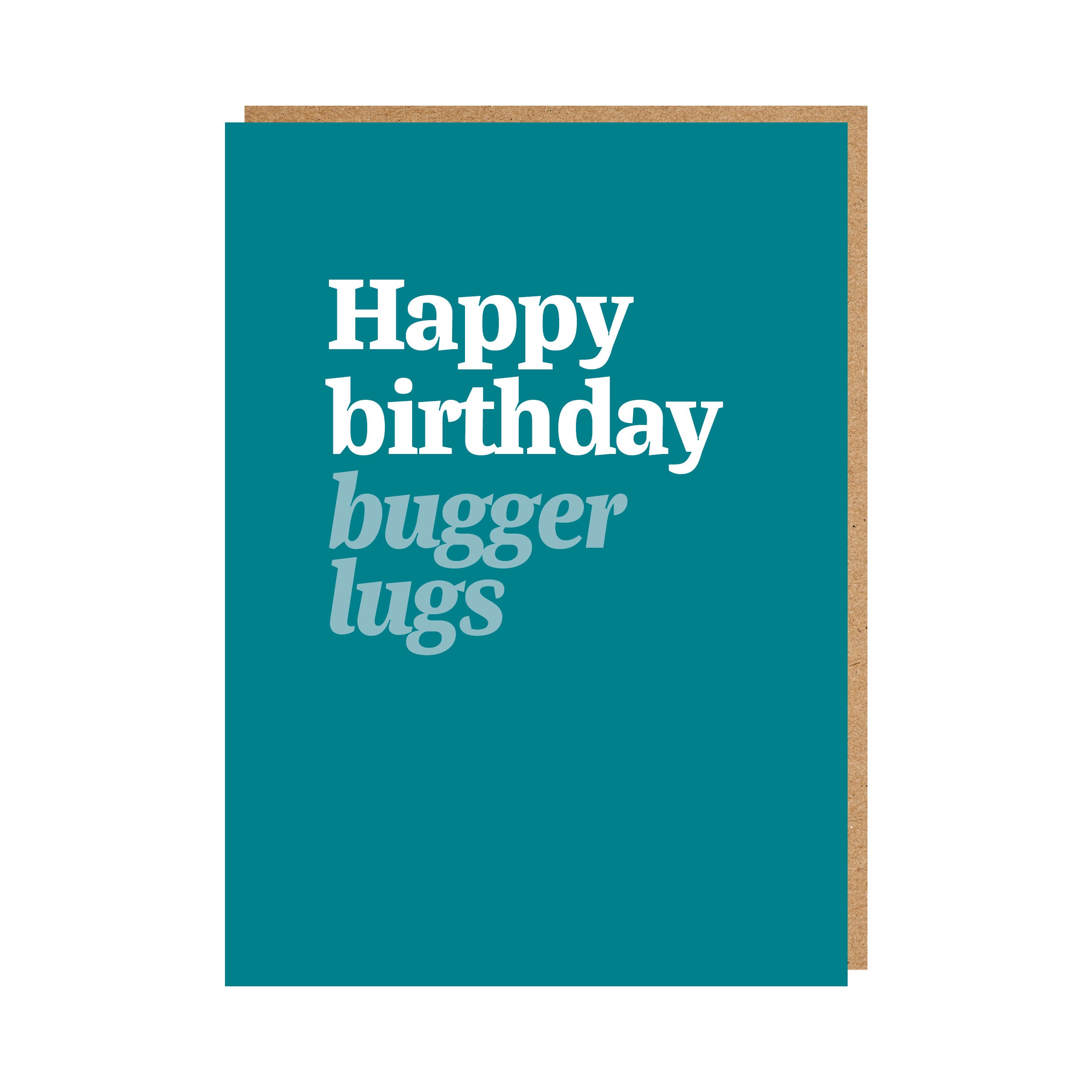 Happy Birthday Bugger Lugs Geordie Card - Etsy